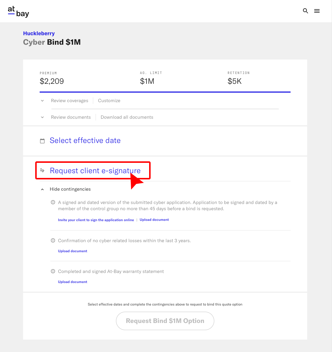 How to Bind a Policy on the Broker Platform | At-Bay