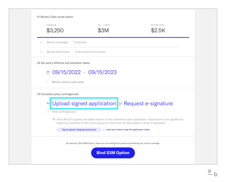 How to Bind a Policy on the Broker Platform | At-Bay