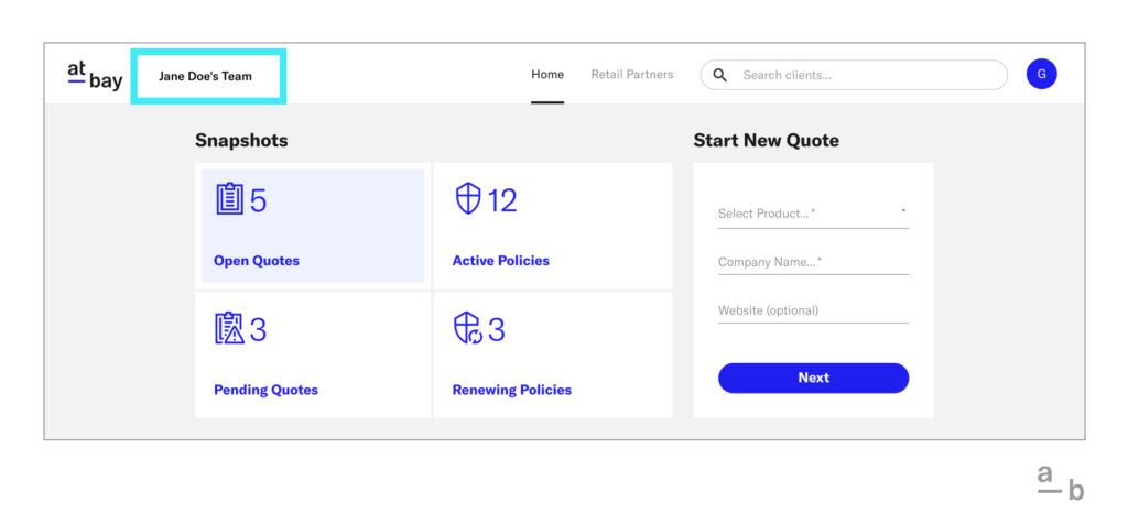 How to Use Team View on the Broker Platform | At-Bay