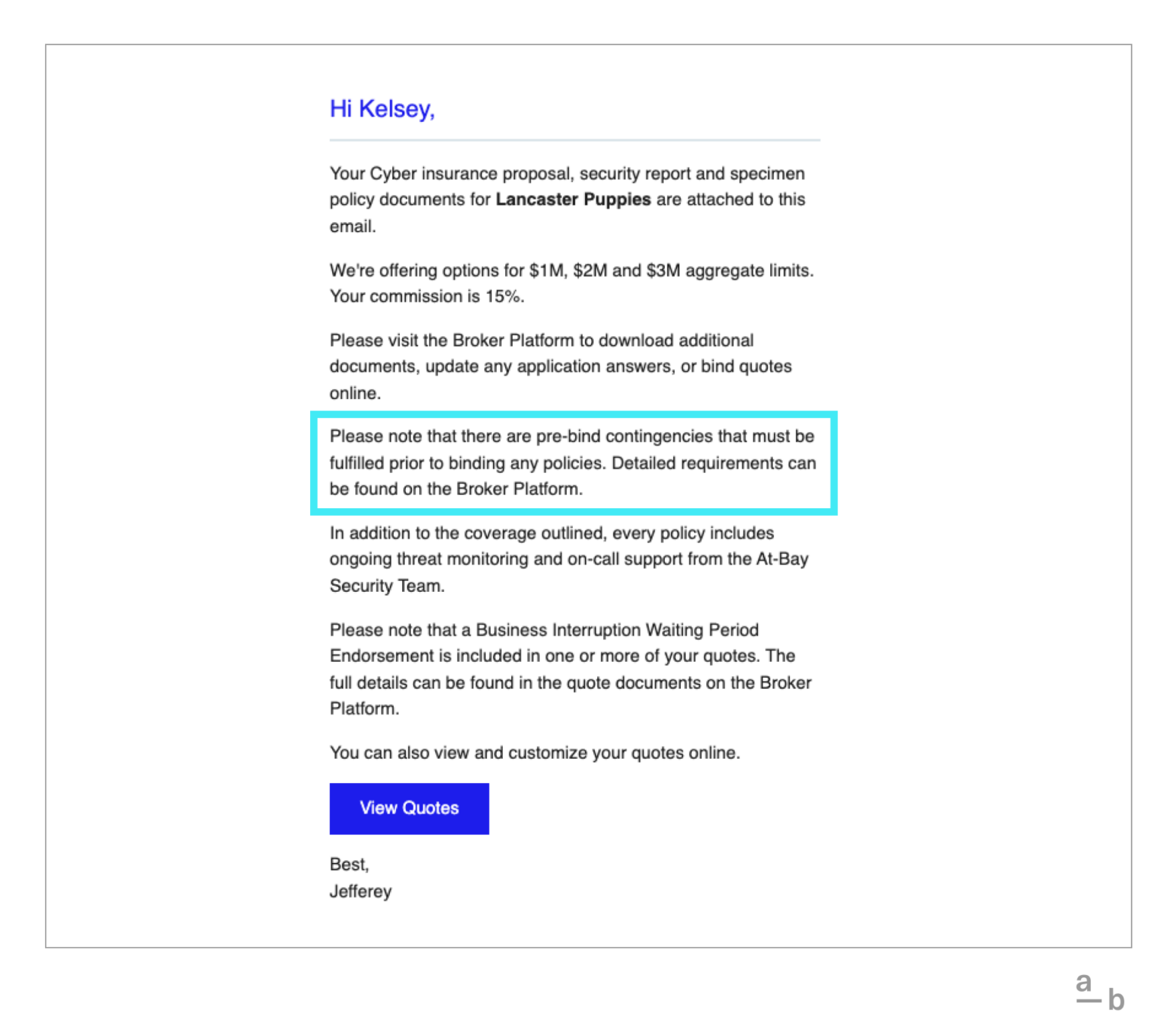 Introducing Automatic Quote Contingencies on At-Bay’s Broker Platform
