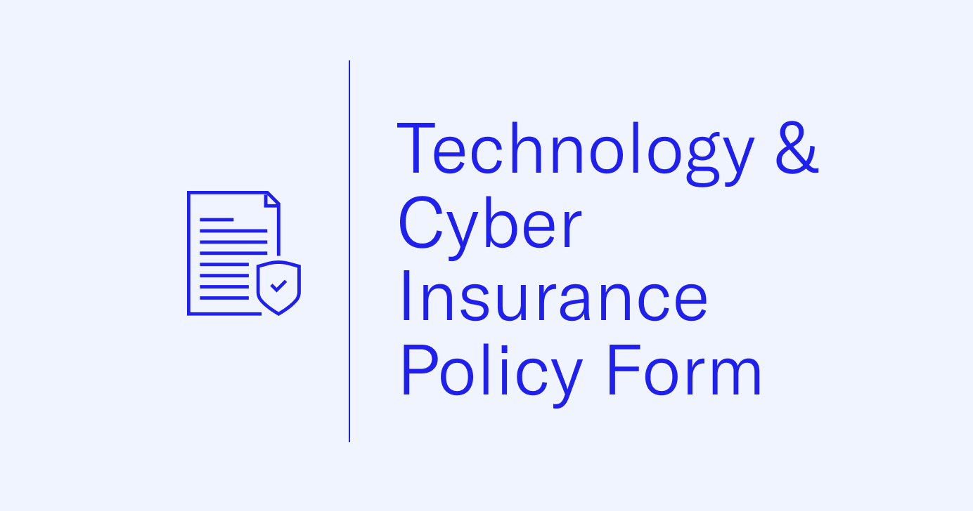 Technology & Cyber Insurance Policy Form | At-Bay